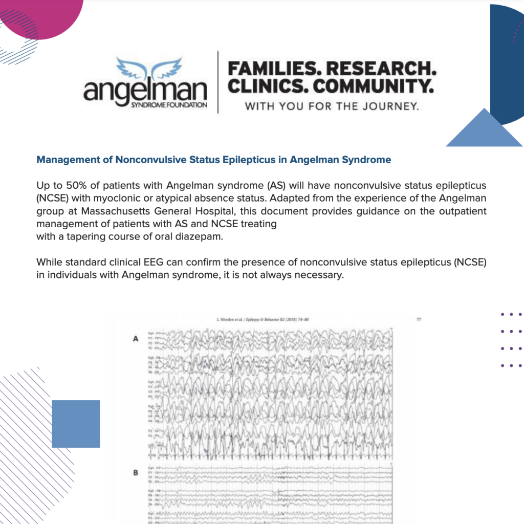 Outpatient Treatment of Non-convulsive Status Epilepticus in Angelman ...