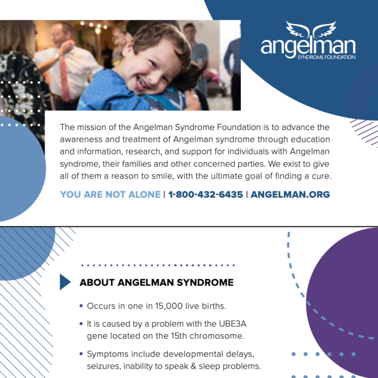 Printable card about AS - Angelman Syndrome Foundation