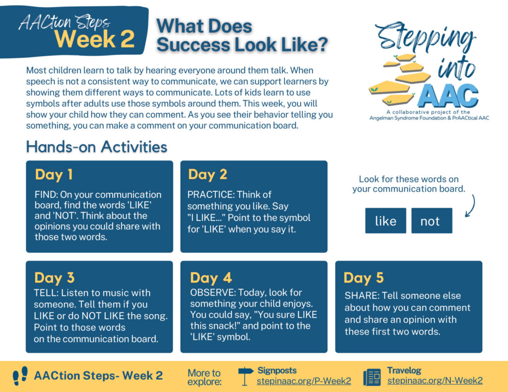 Stepping into AAC - Angelman Syndrome Foundation